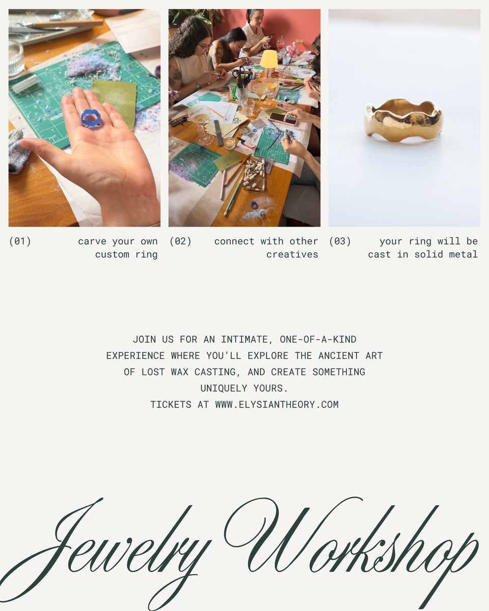 Make Your Own Ring Workshop Ticket — Wednesday, February 11th – Elysian ...